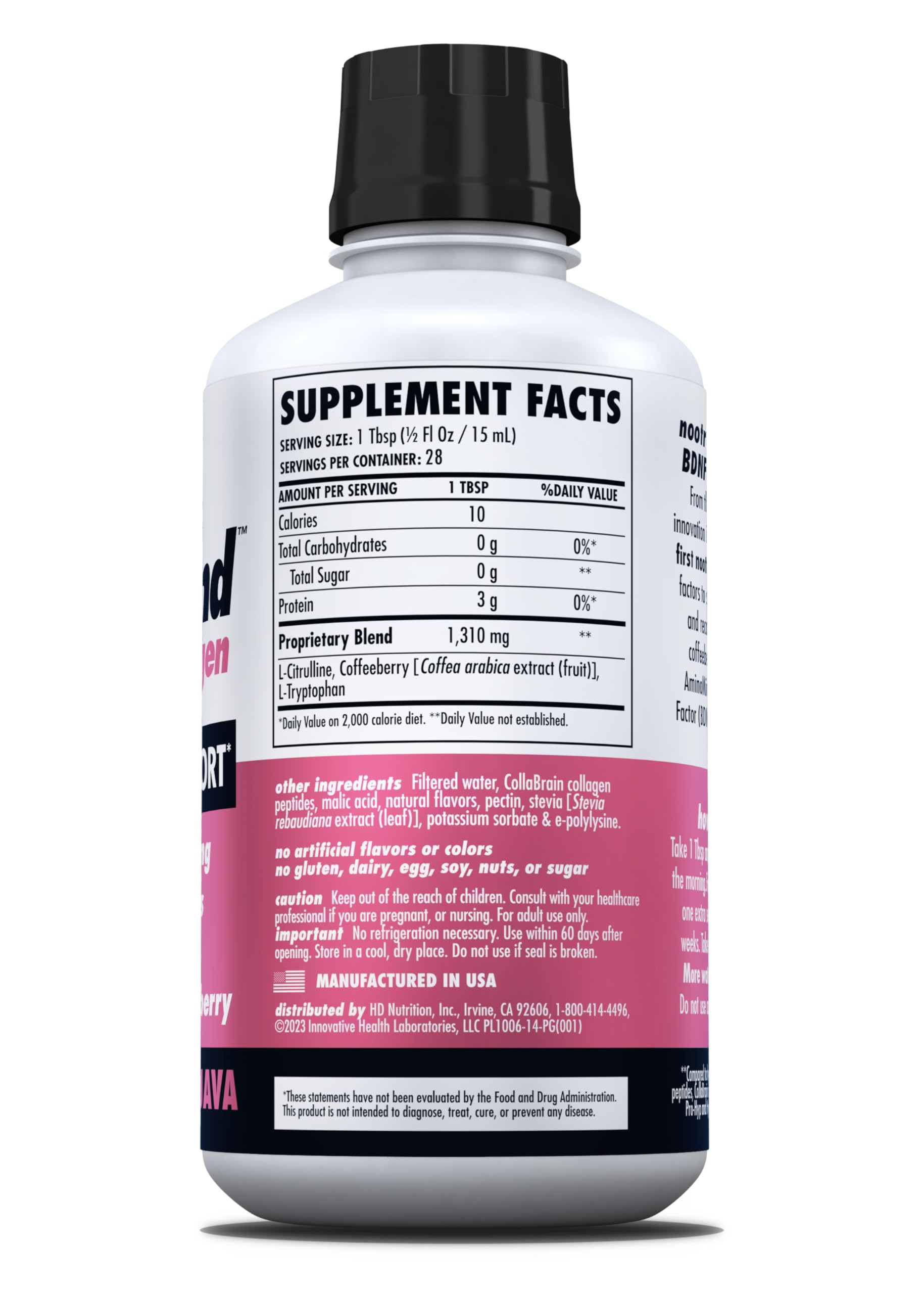 Focus and memory support supplement