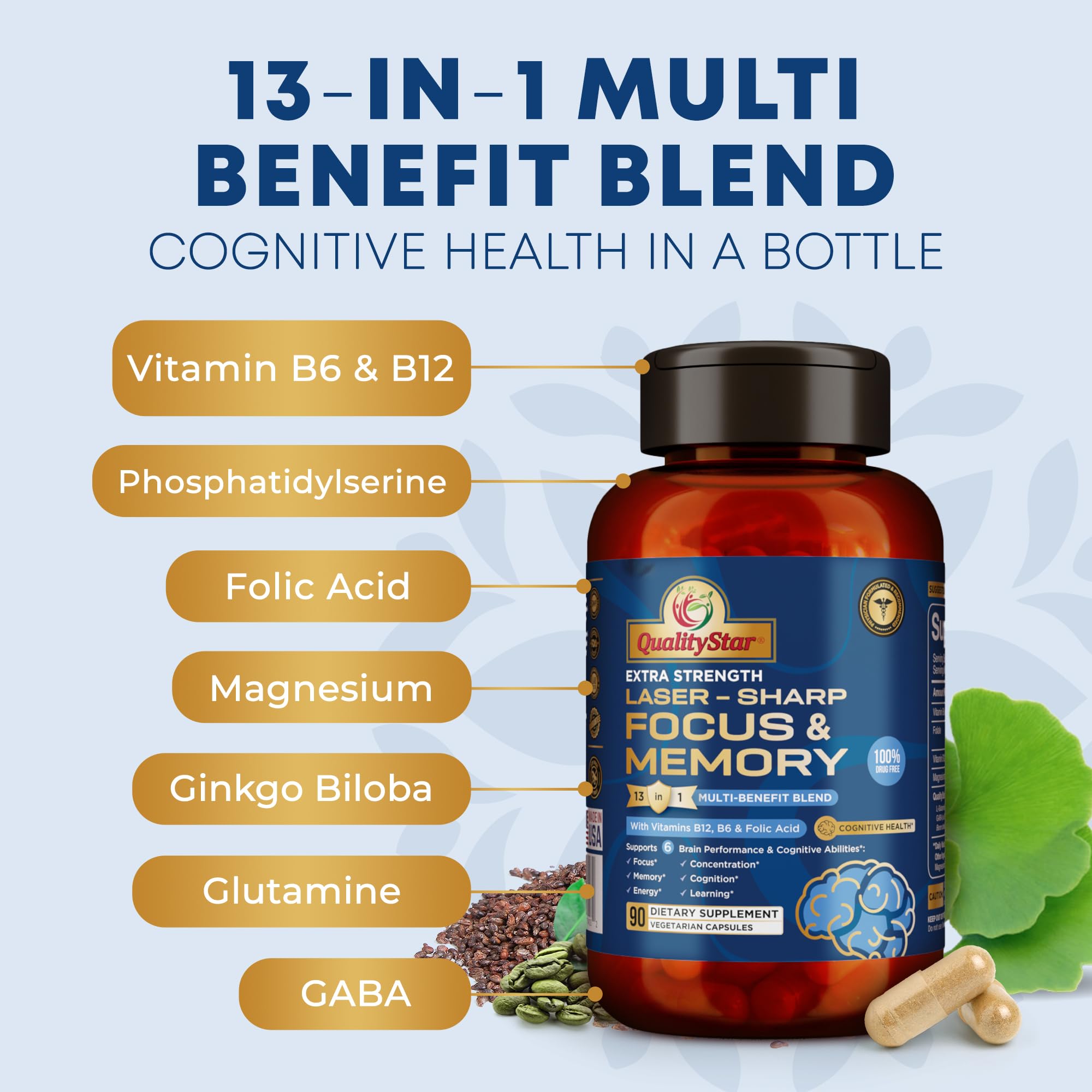 focus and memory vitamins for students