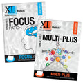 Focus and Multi multivitamins for energy