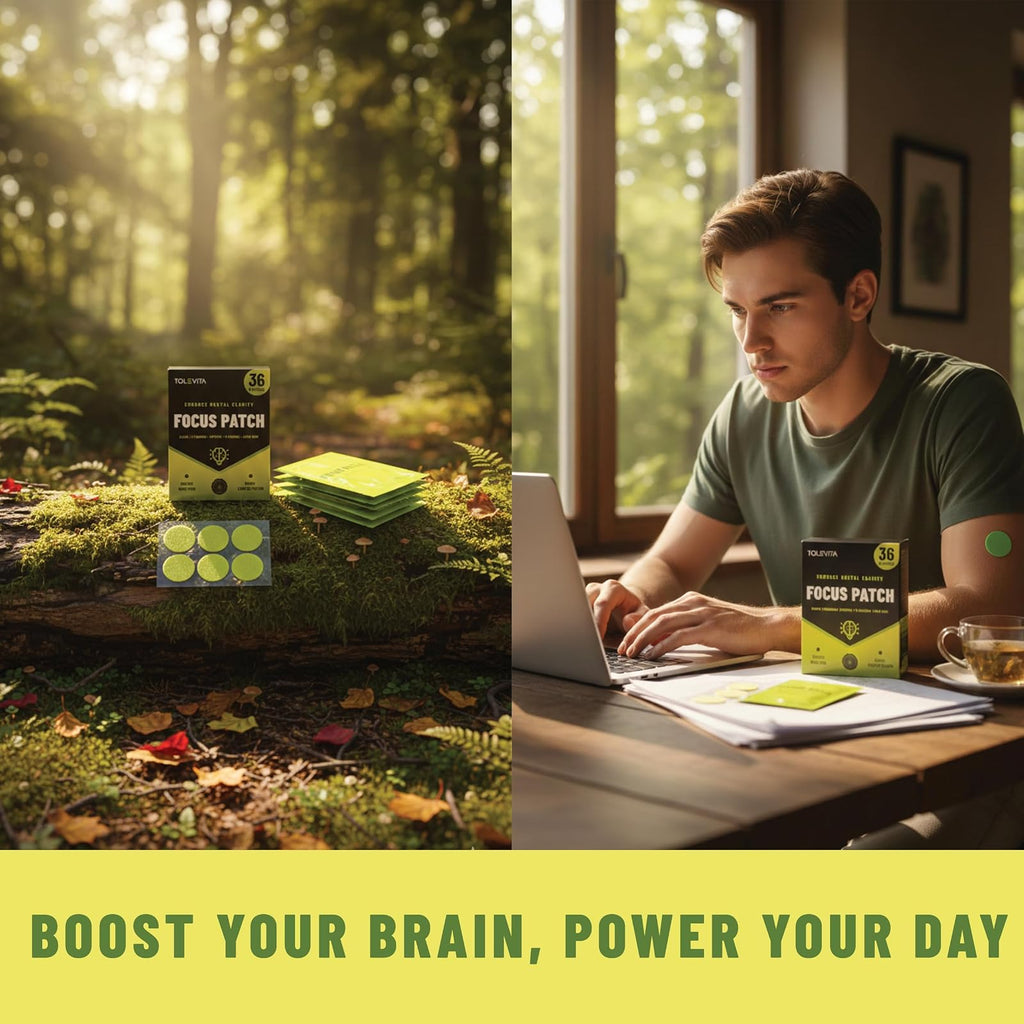 Focus and productivity vitamin patches