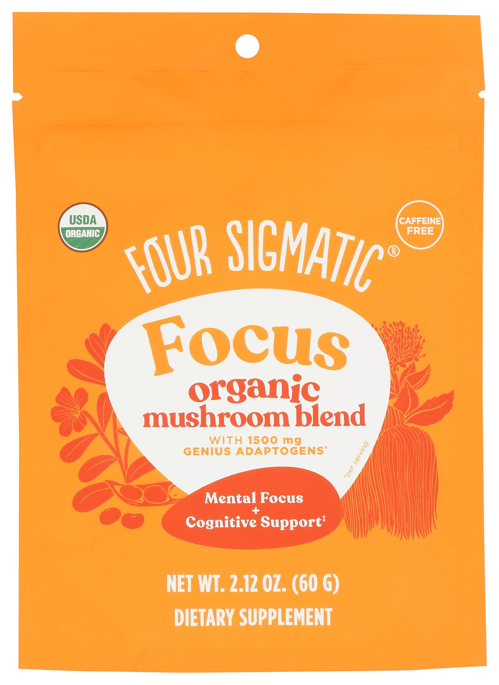 Focus blend mushrooms for energy