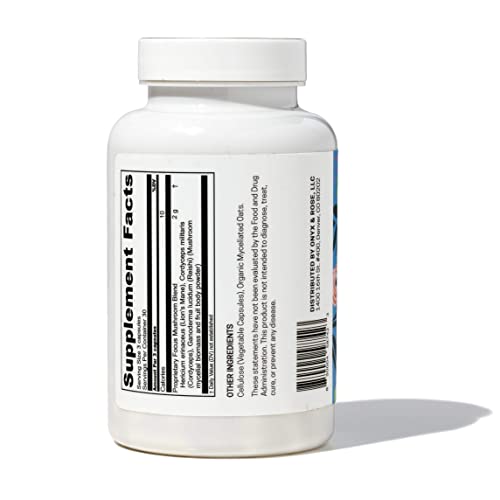 Focus blend mushrooms for productivity