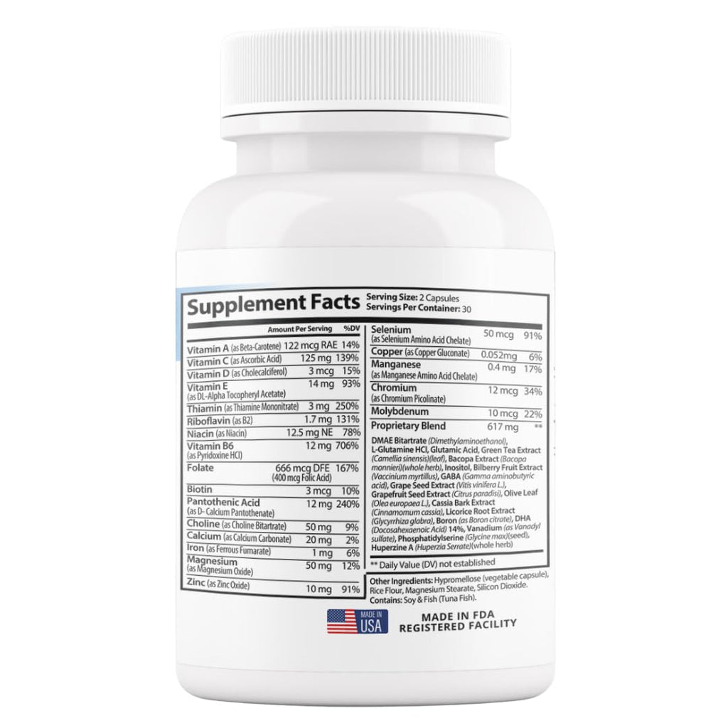 Focus boosting brain health product