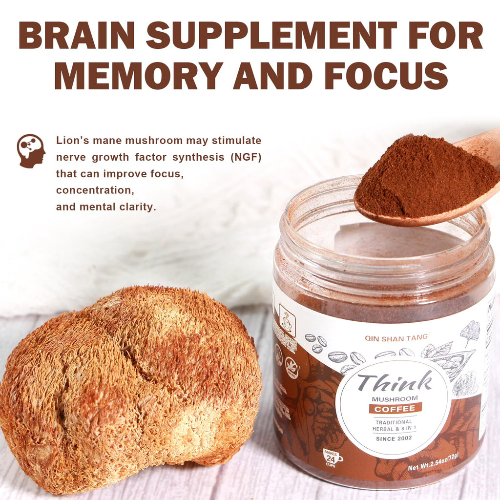 focus boosting mushroom coffee drink