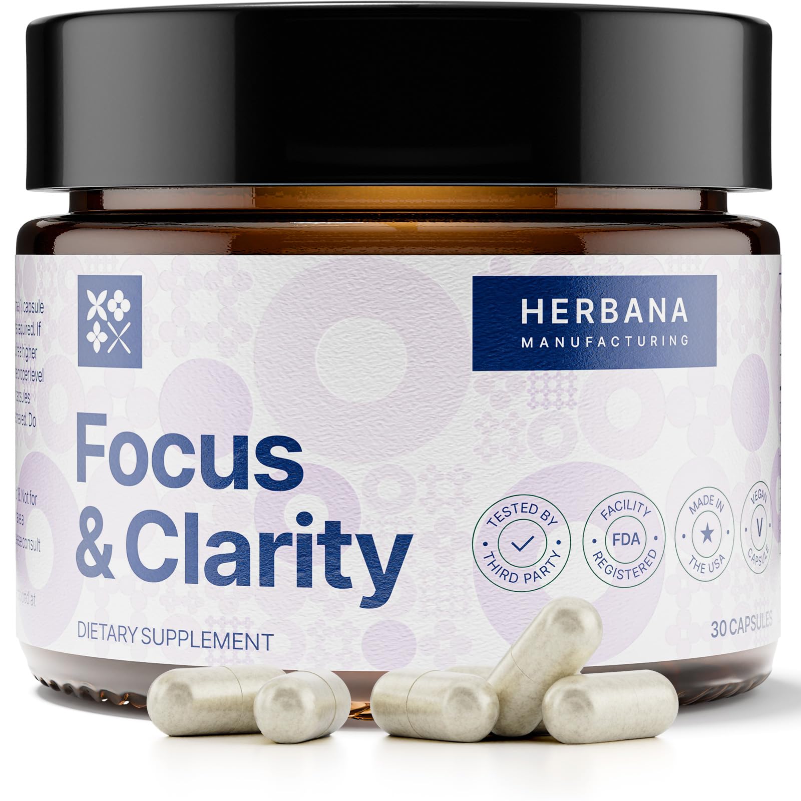Focus & Clarity brain support capsules