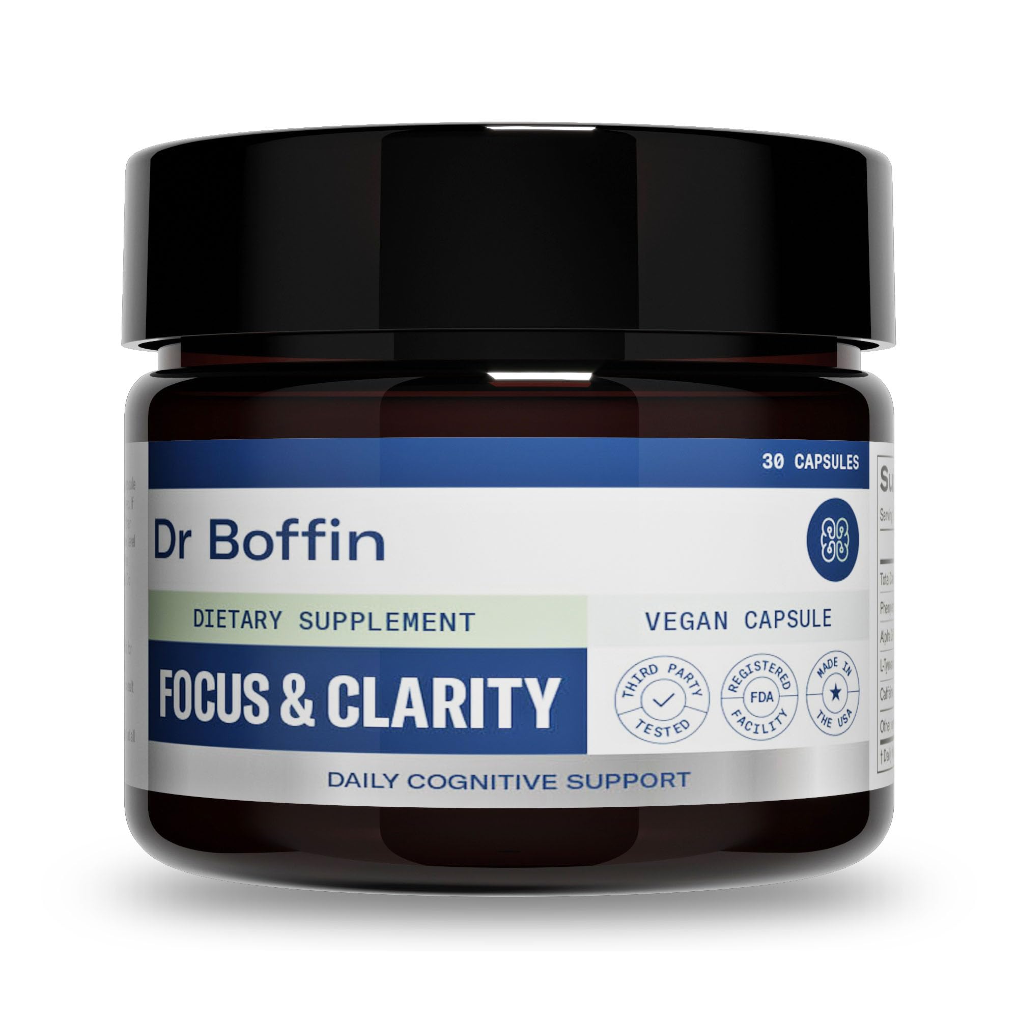 Focus & Clarity cognitive enhancement capsules