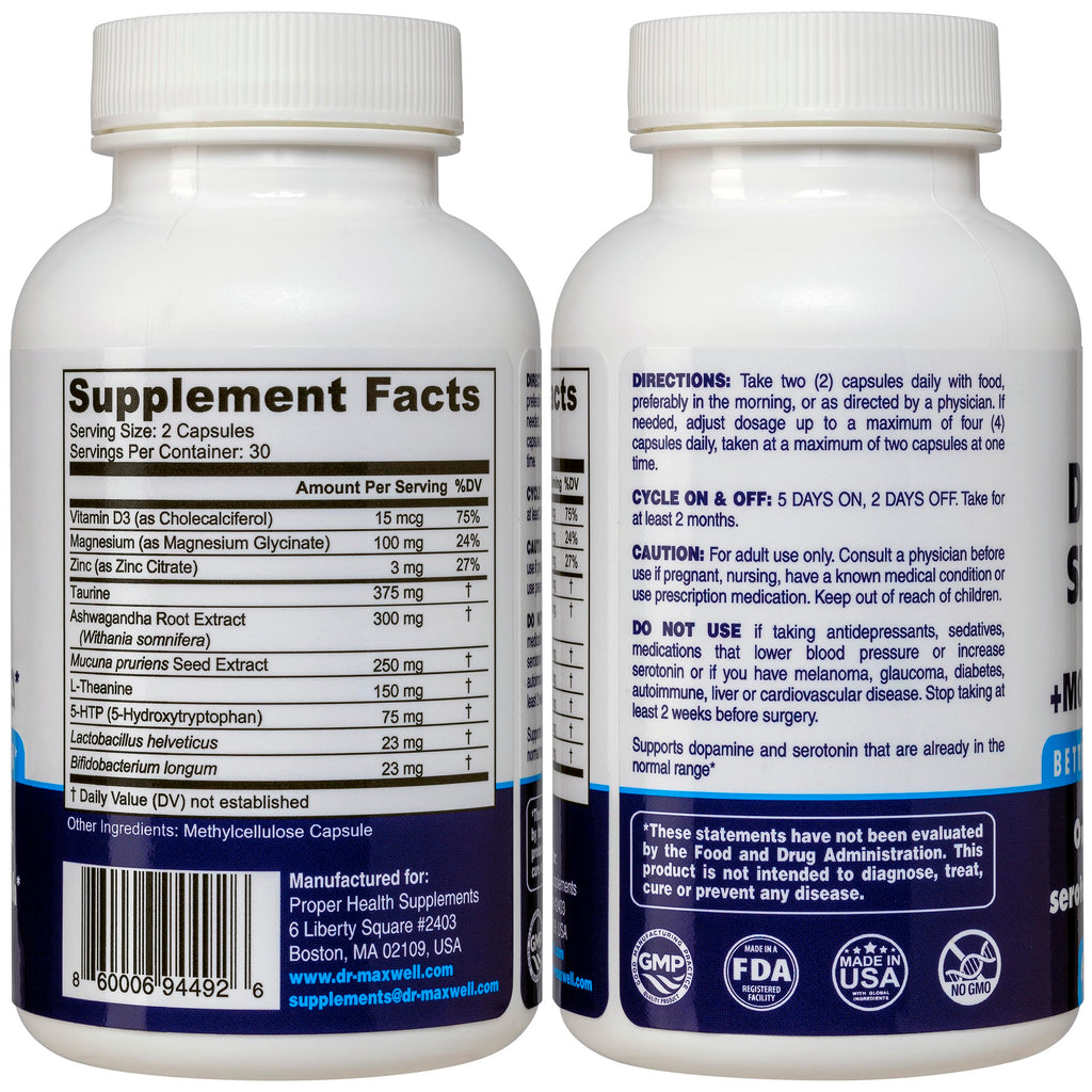 Focus enhancement with Dr. Maxwell blended vitamins