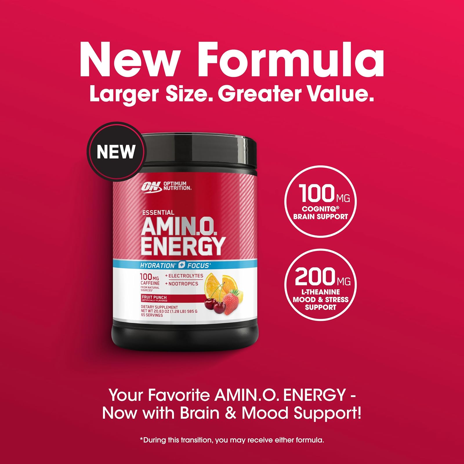 focus-enhancing amino acid blend