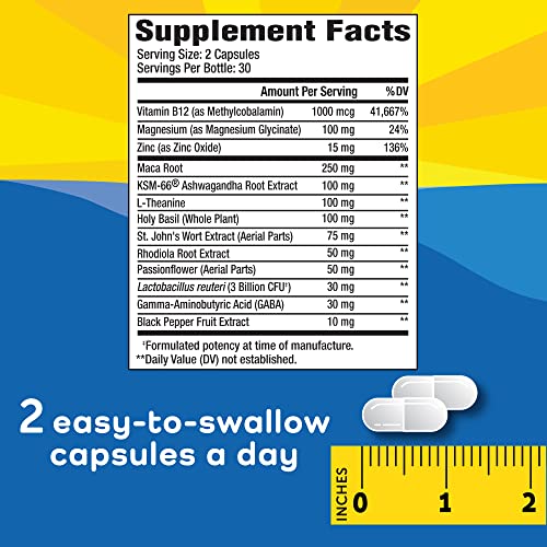 focus-enhancing blended vitamin capsules