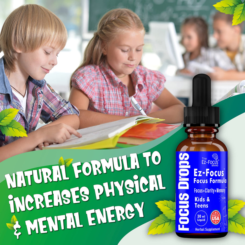 Focus-enhancing drops for teens