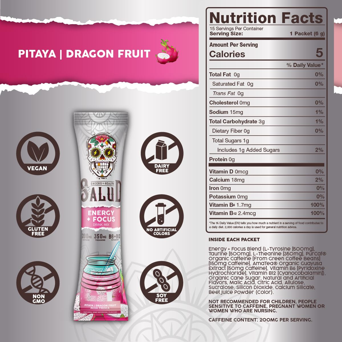 focus enhancing energy drink mix