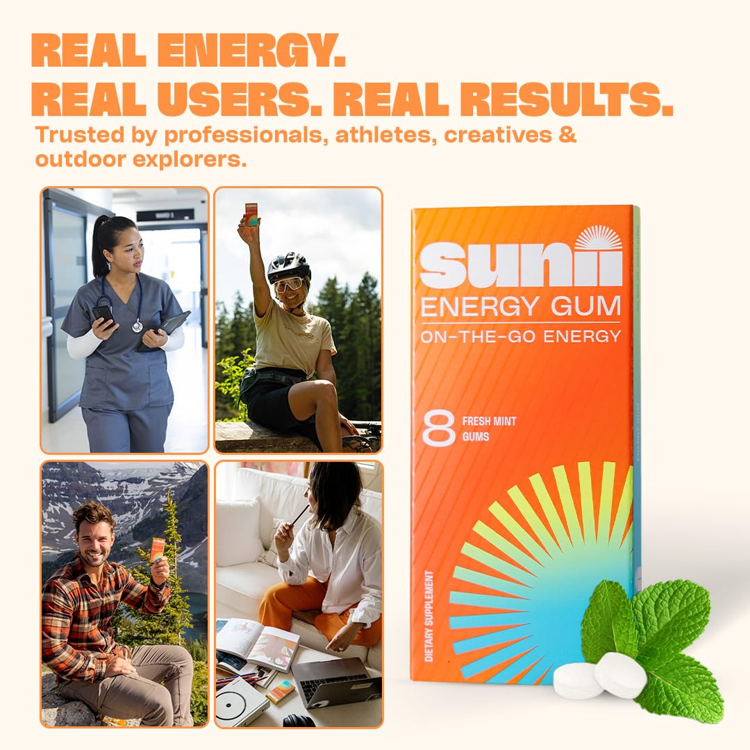 Focus enhancing energy gum