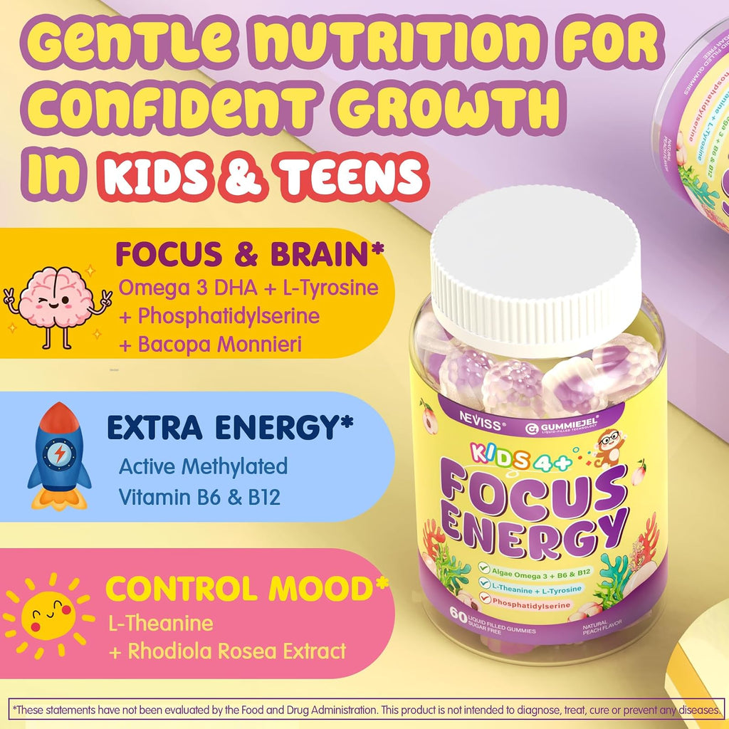 focus enhancing gummies for kids