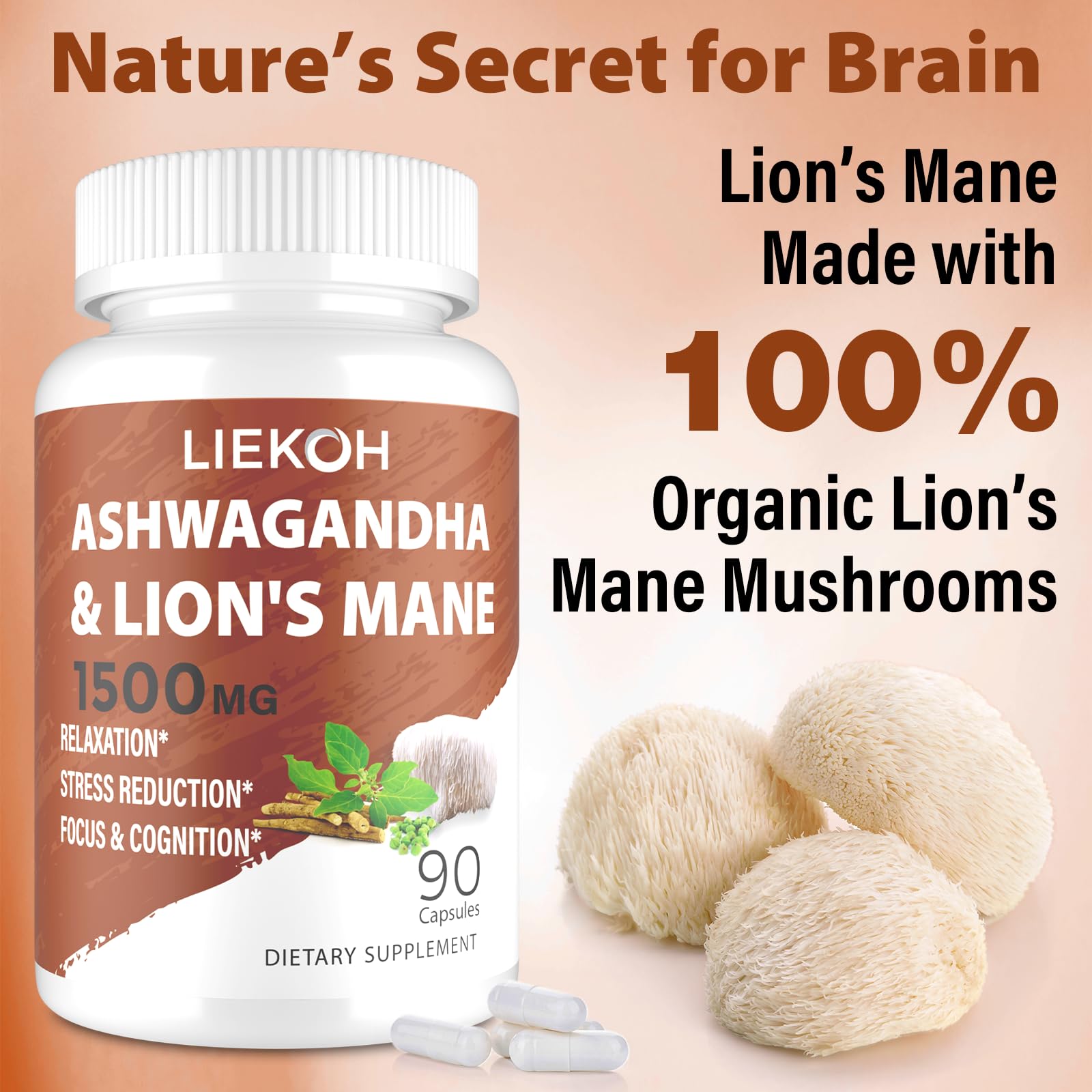 Focus-enhancing herbal capsules