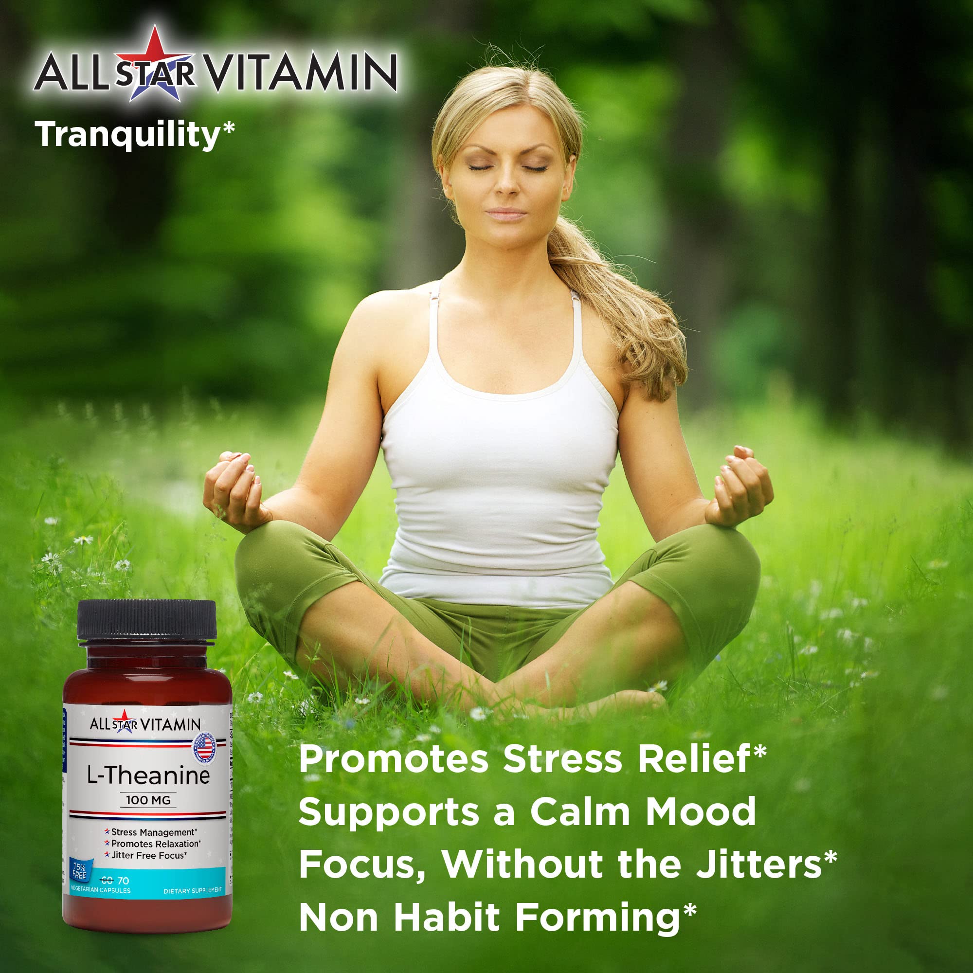 focus enhancing L-Theanine capsules Canada