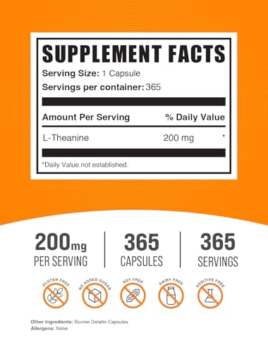 focus-enhancing L-Theanine supplements