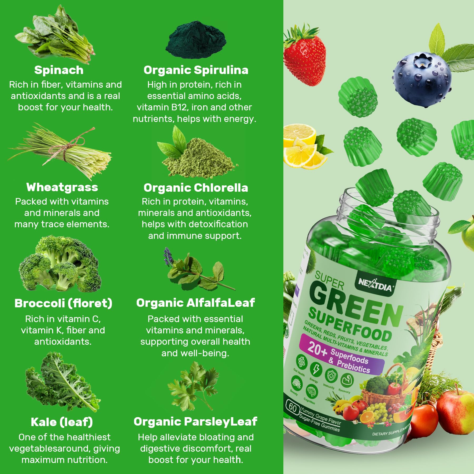 Focus-enhancing multivitamin gummies