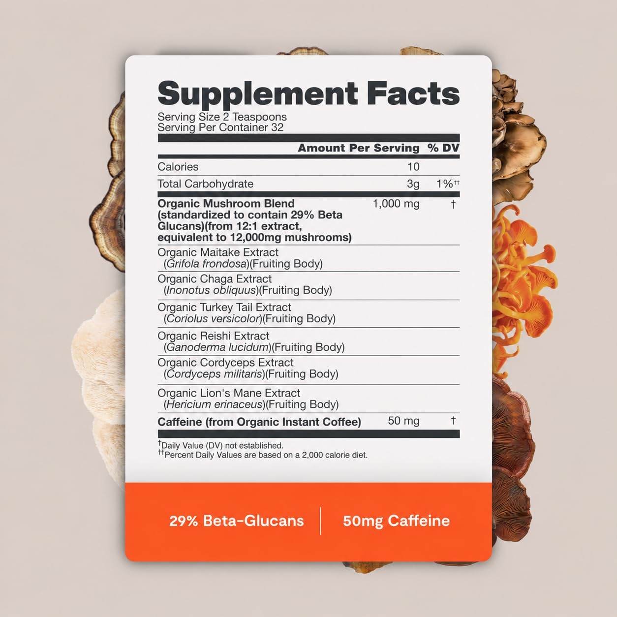 focus enhancing mushroom blend