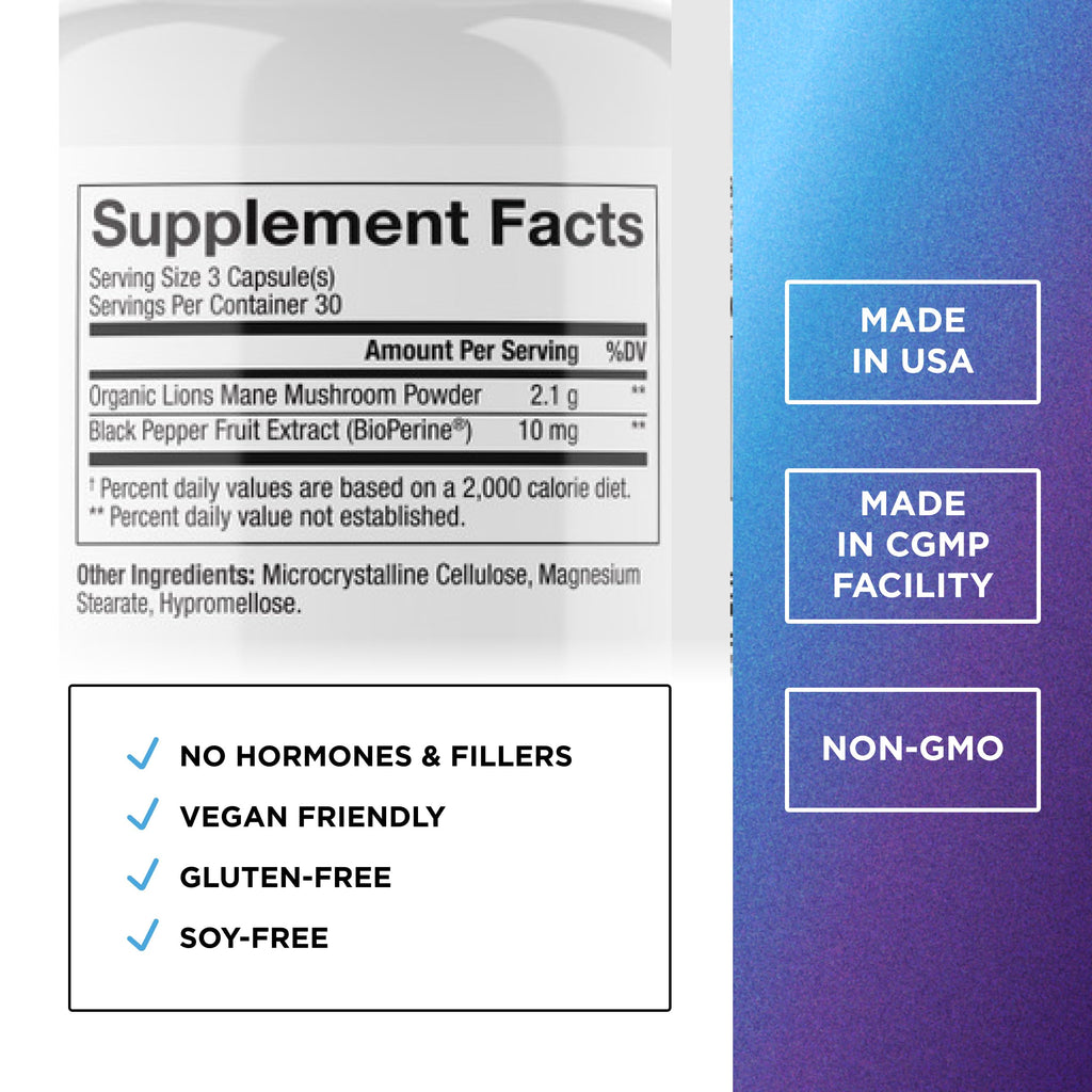 Focus-enhancing mushroom capsules Canada