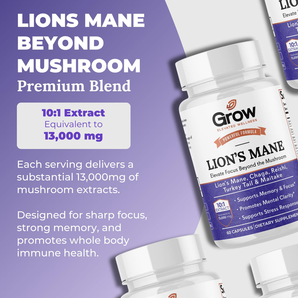 focus enhancing mushroom capsules