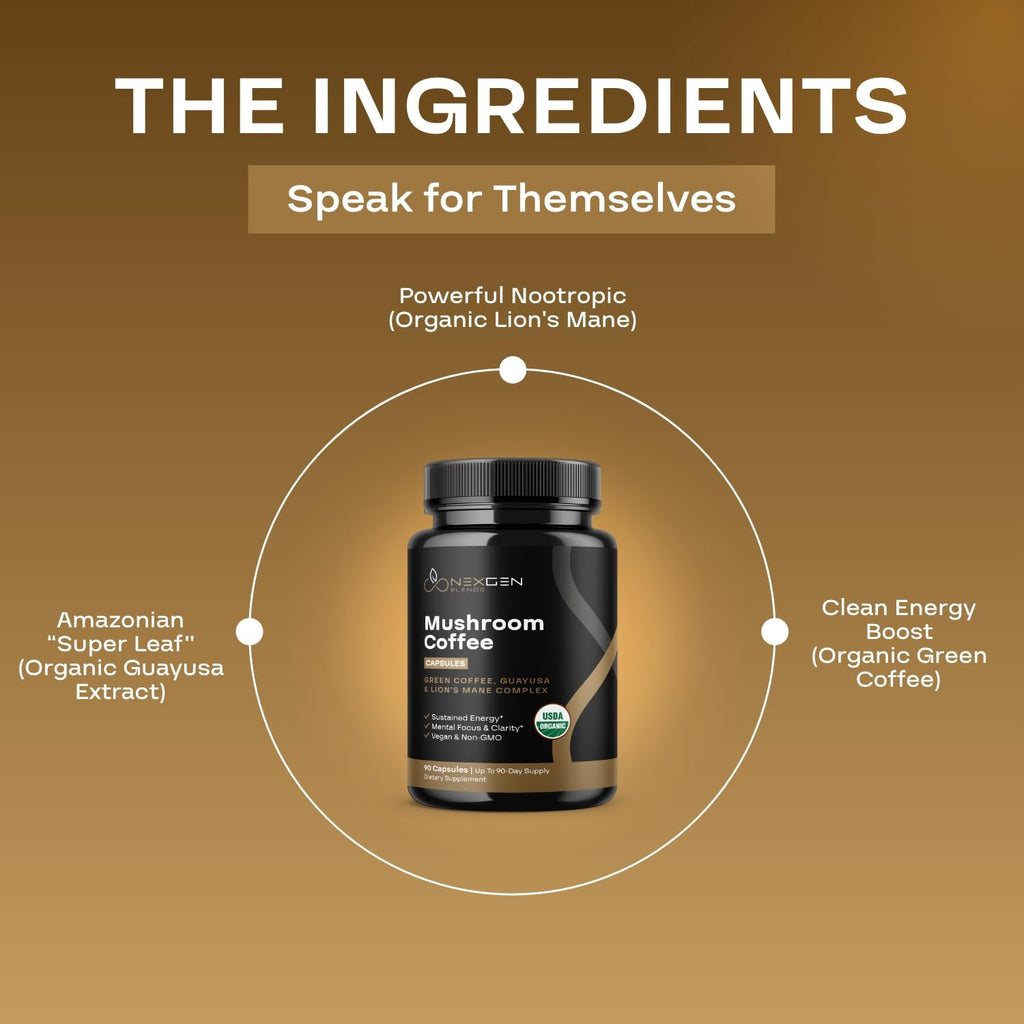 focus-enhancing mushroom coffee
