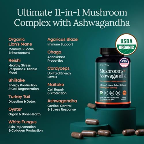 focus-enhancing mushroom complex capsules