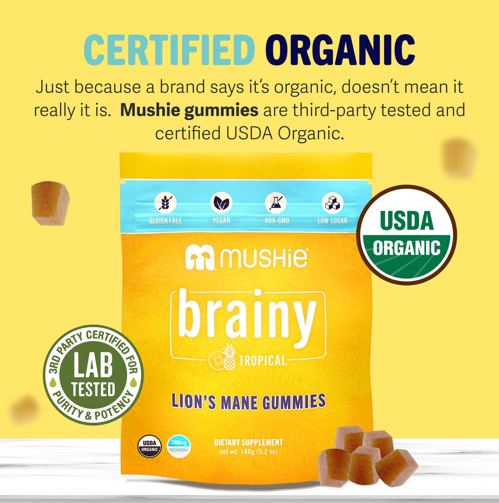 focus enhancing mushroom gummies for adults