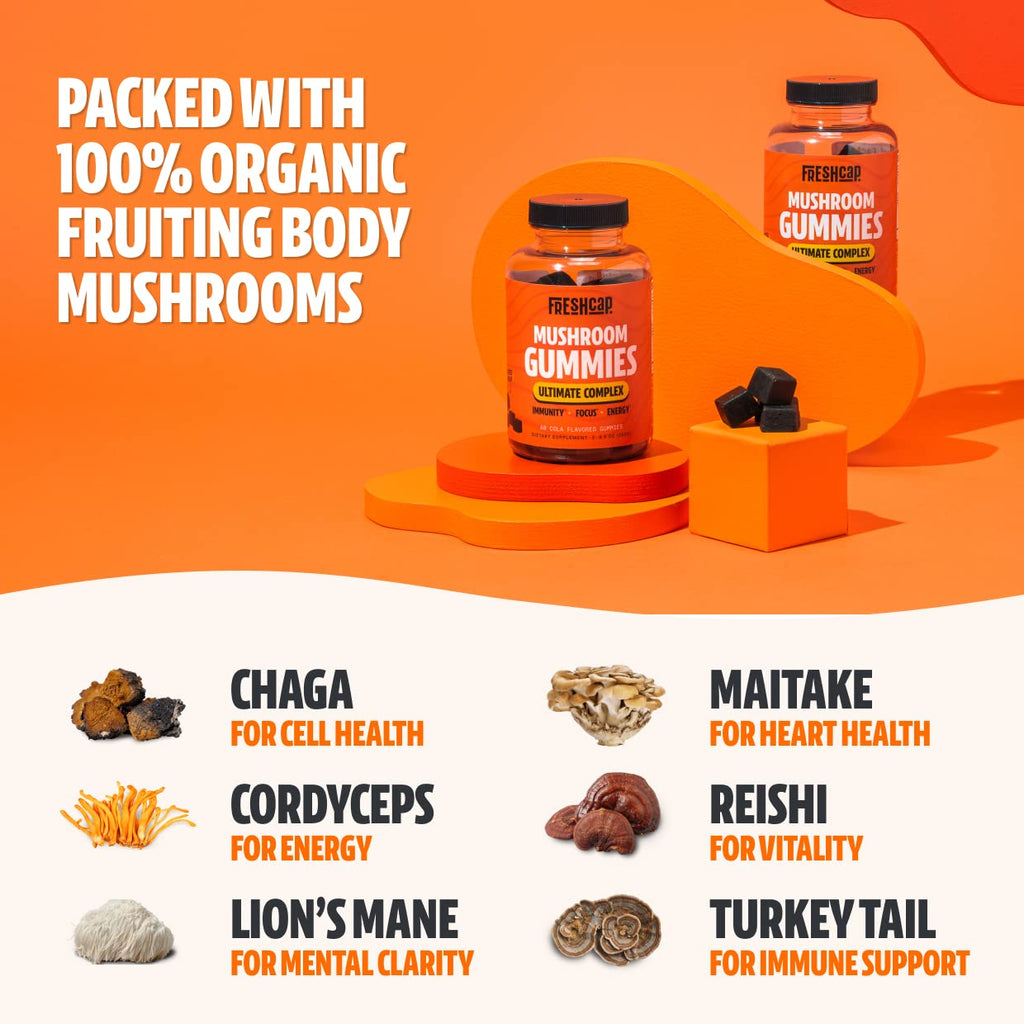 focus enhancing mushroom gummies