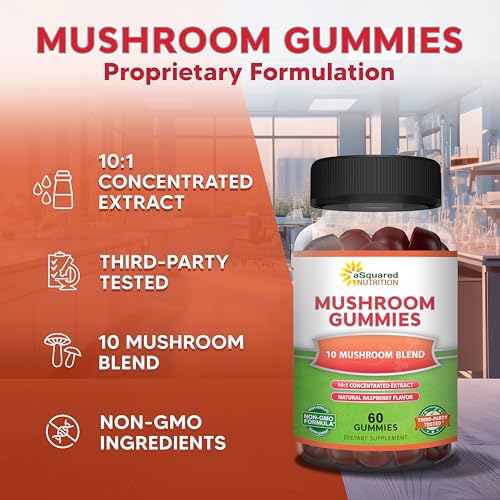 focus-enhancing mushroom gummies