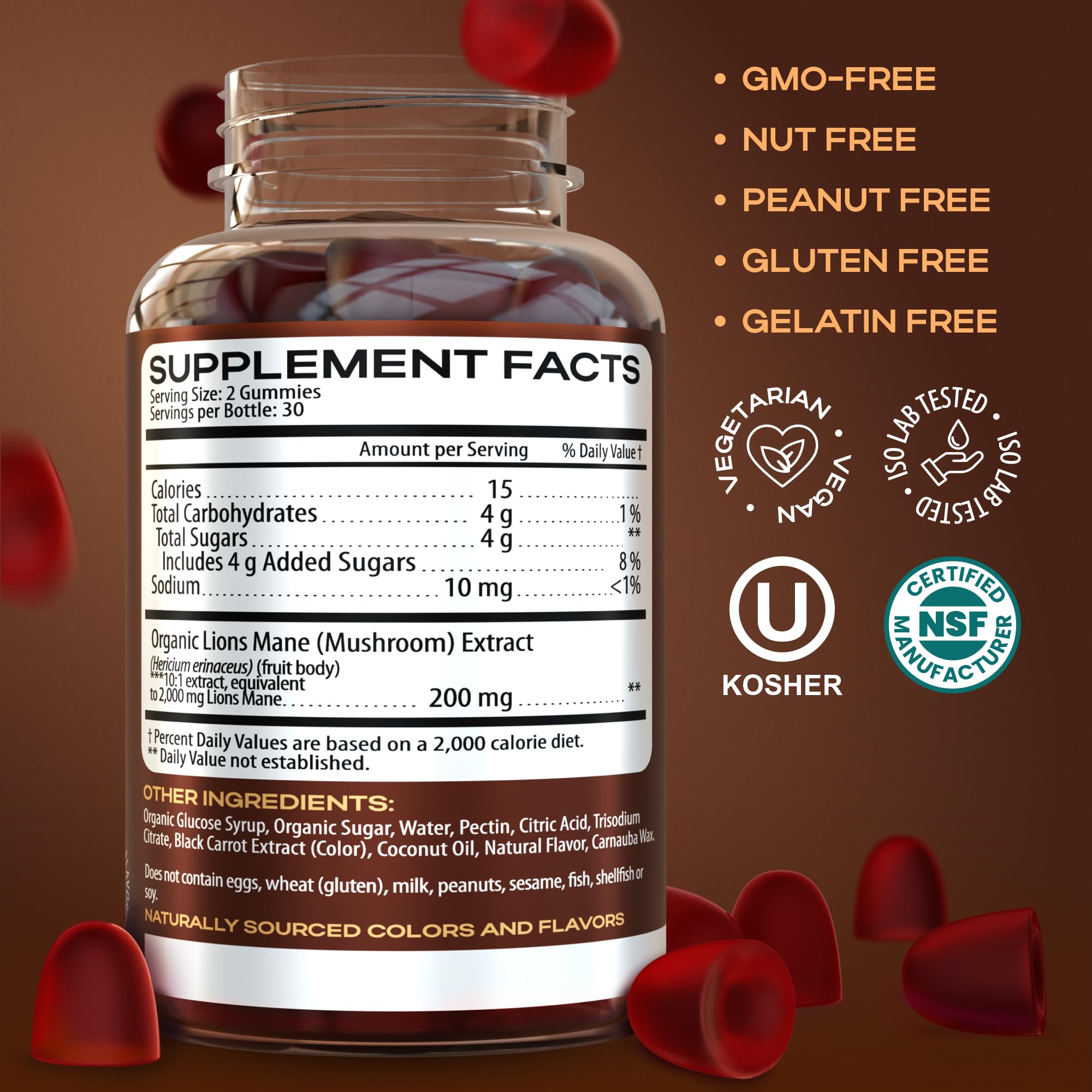 focus enhancing mushroom gummies