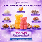 focus enhancing mushroom gummy supplements