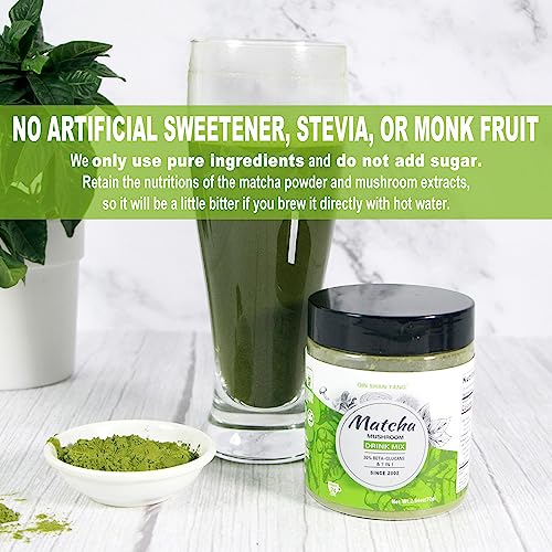 focus enhancing mushroom matcha blend