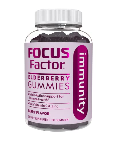 Focus Factor elderberry immunity gummies