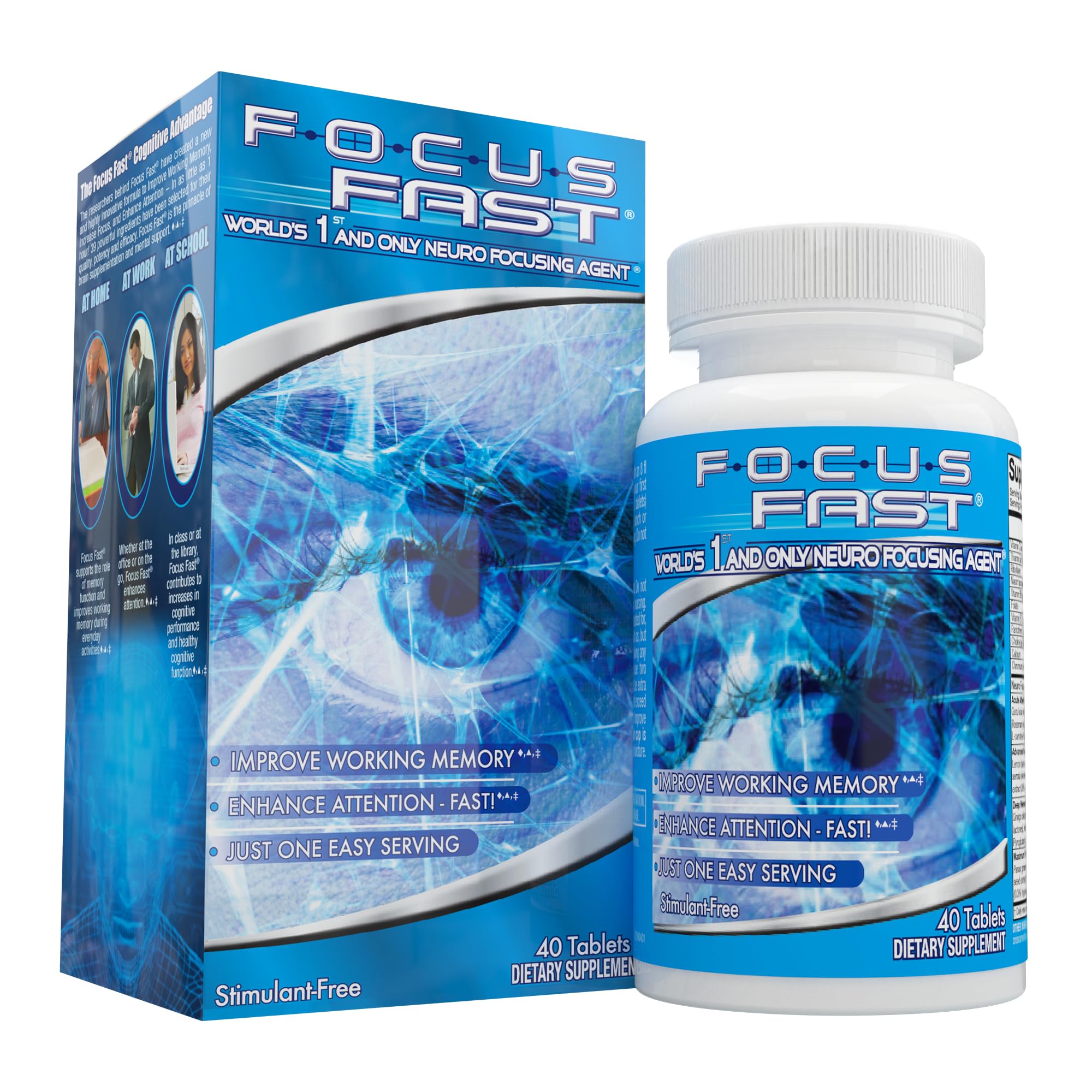 Focus Fast brain supplement for clarity