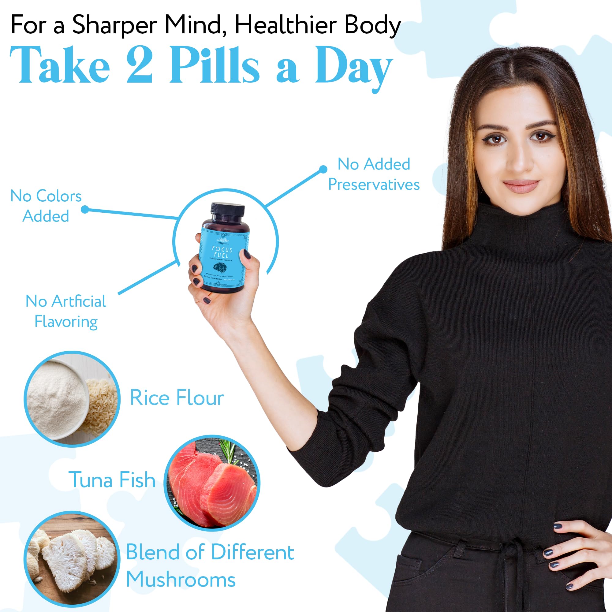 Focus Fuel Neuro capsules for cognitive health