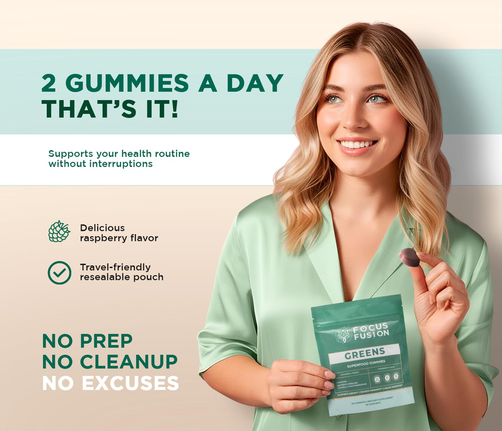 Focus Fusion multivitamin gummy benefits