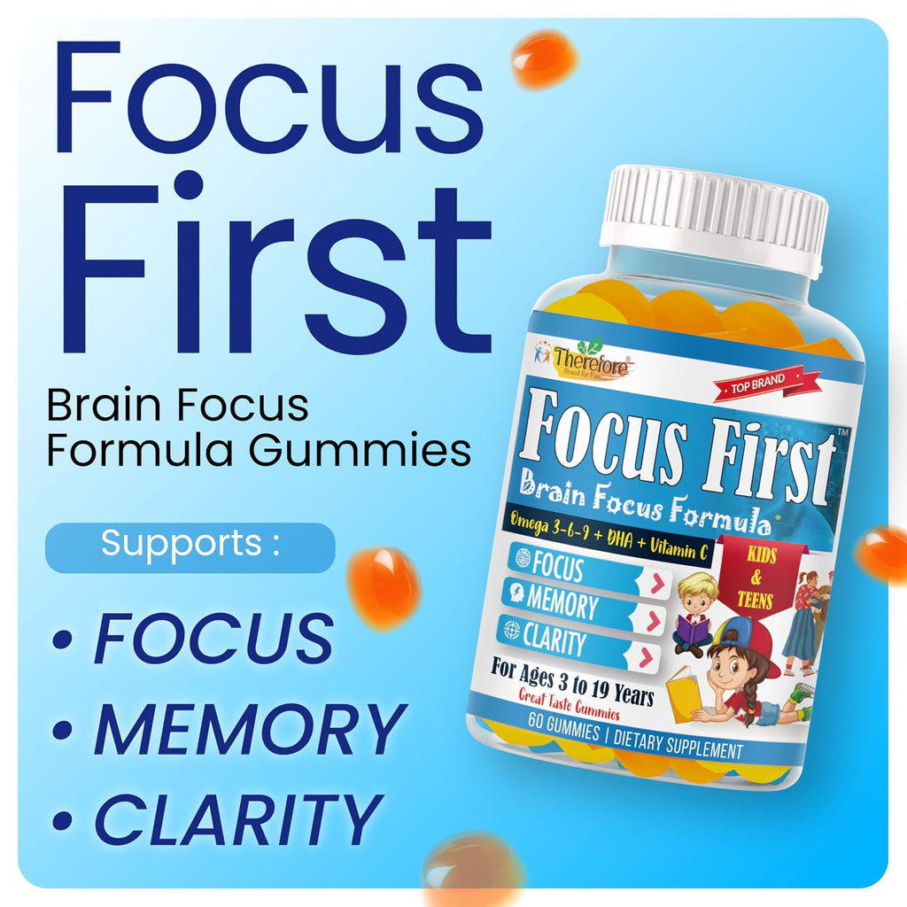 Focus Gummies for Teen Brain Support