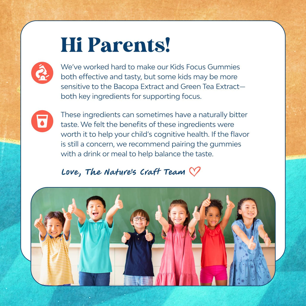 focus gummies with green tea extract