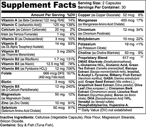 focus max cognitive function capsules