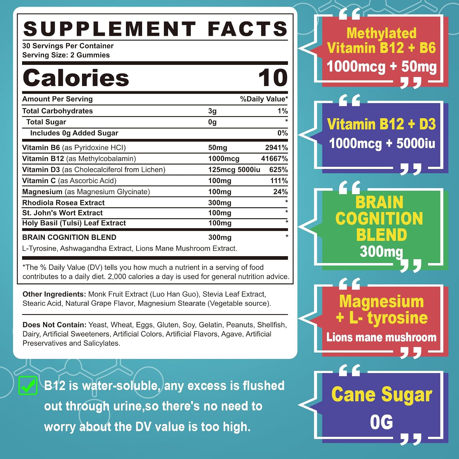 focus memory support l-tyrosine