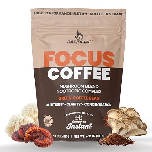 Focus mushroom blends for energy