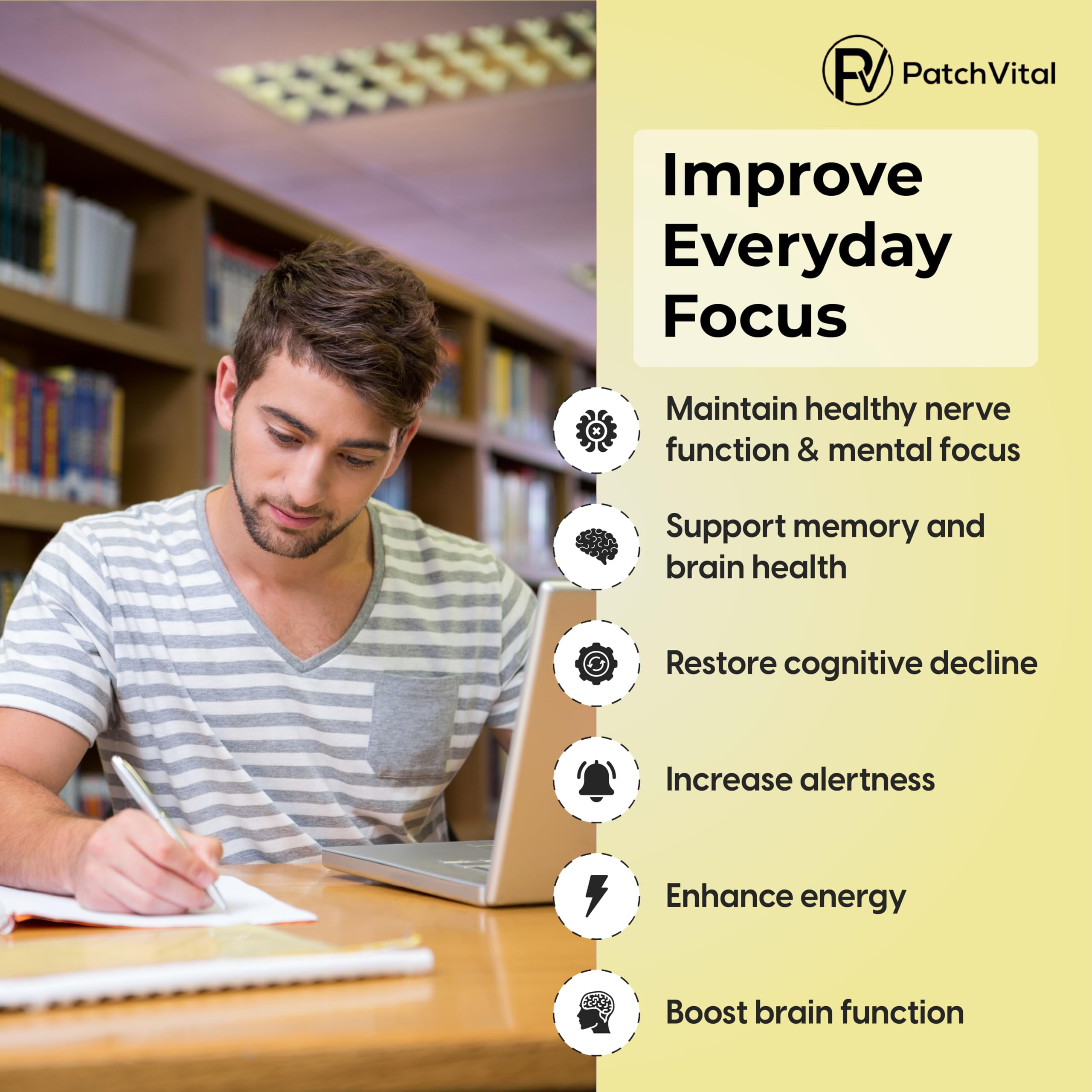focus patch supplements for mental clarity