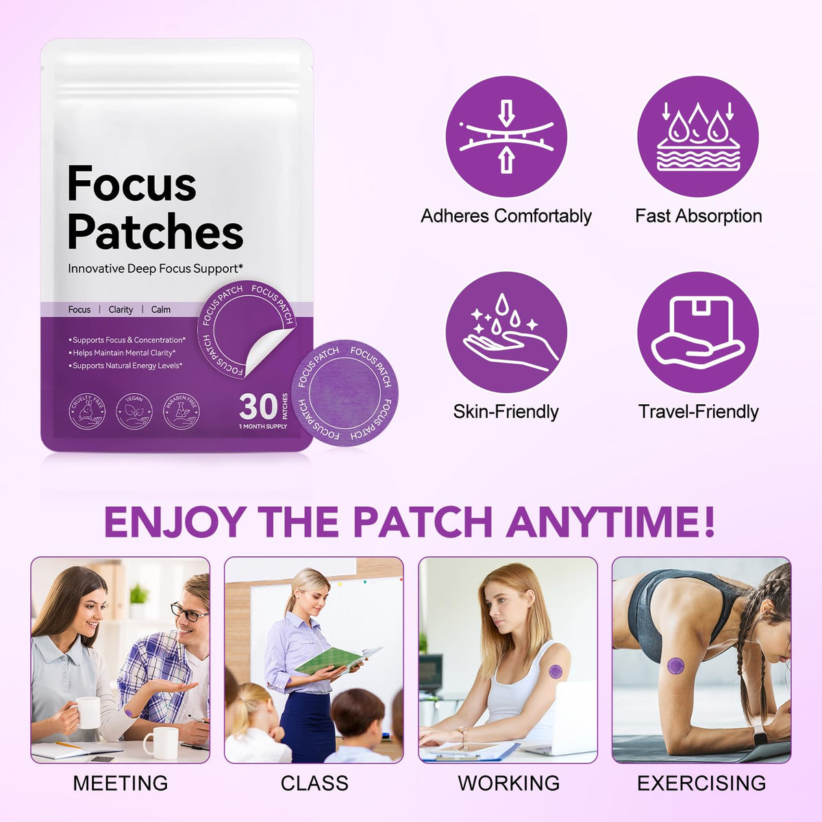 focus patches for mental clarity