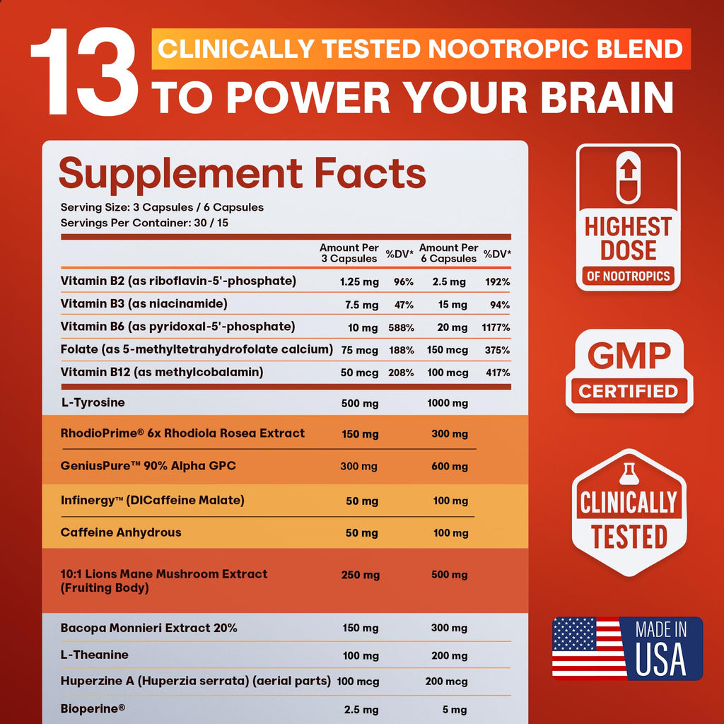 Focus supplement for long workouts