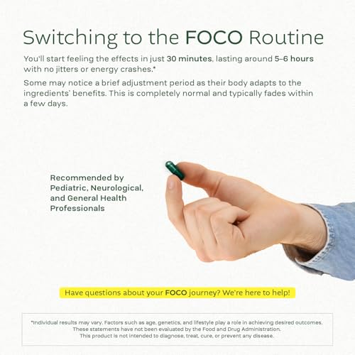 Focus supplement for students and adults