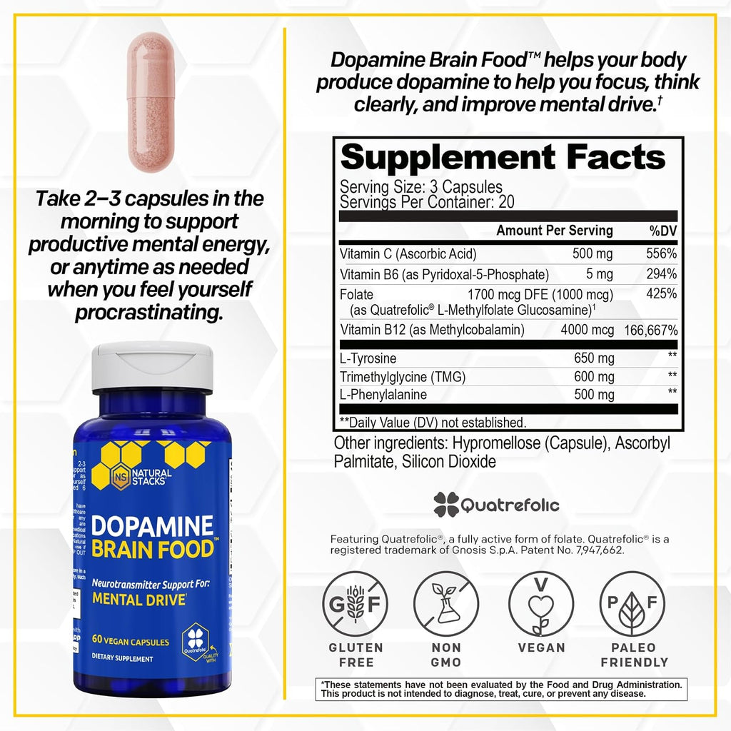 Focus support capsules for adults
