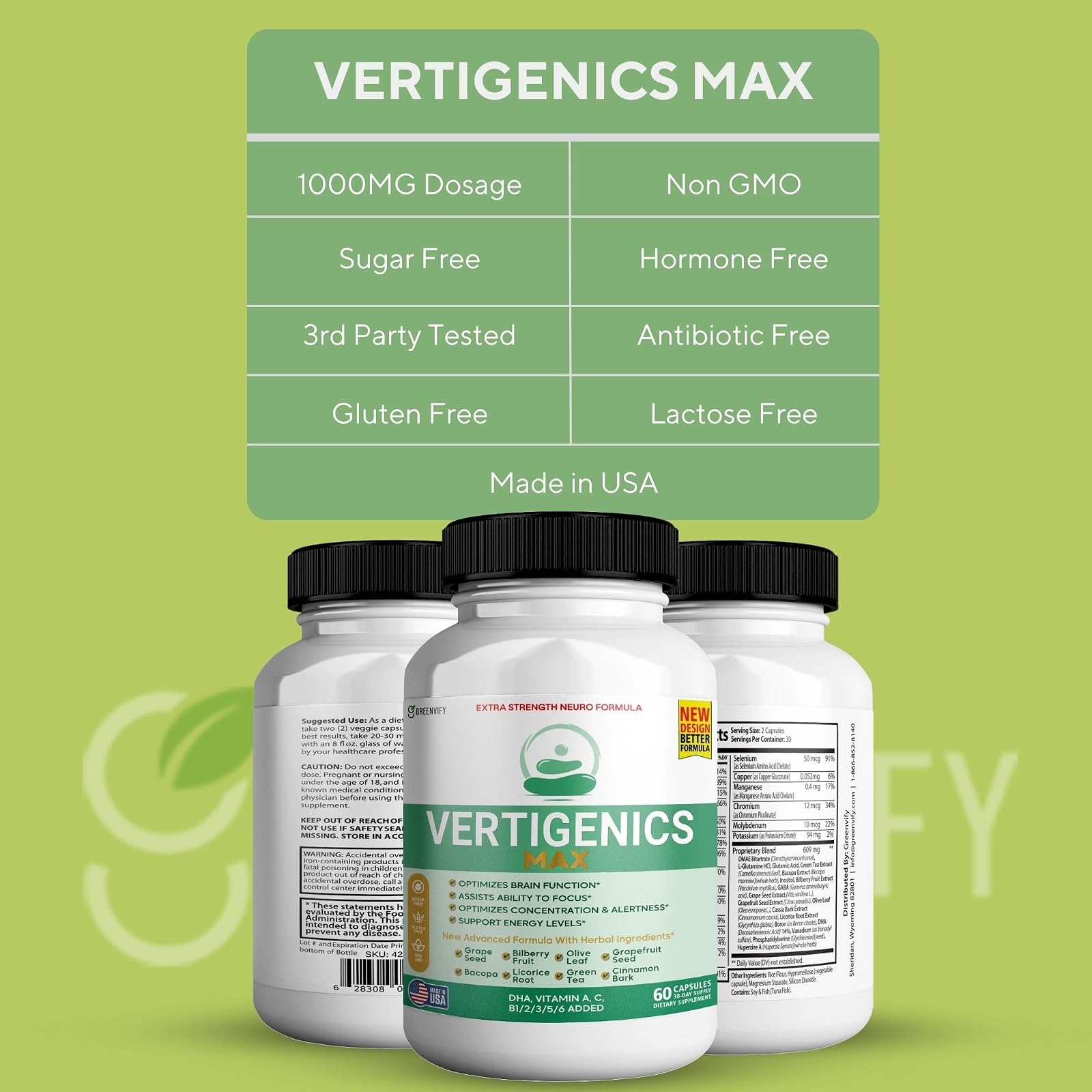 Focus support capsules for busy lifestyles
