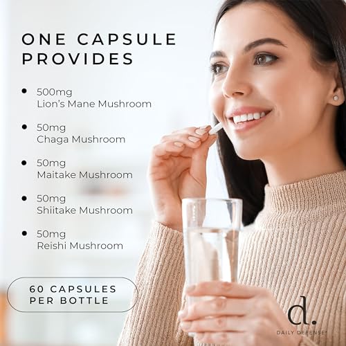 Focus support with mushroom extract