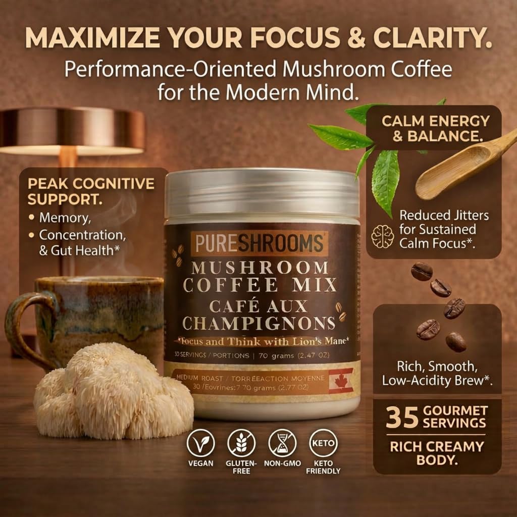focus & think mushroom coffee