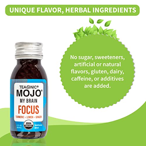 Focus wellness shots with ginkgo biloba